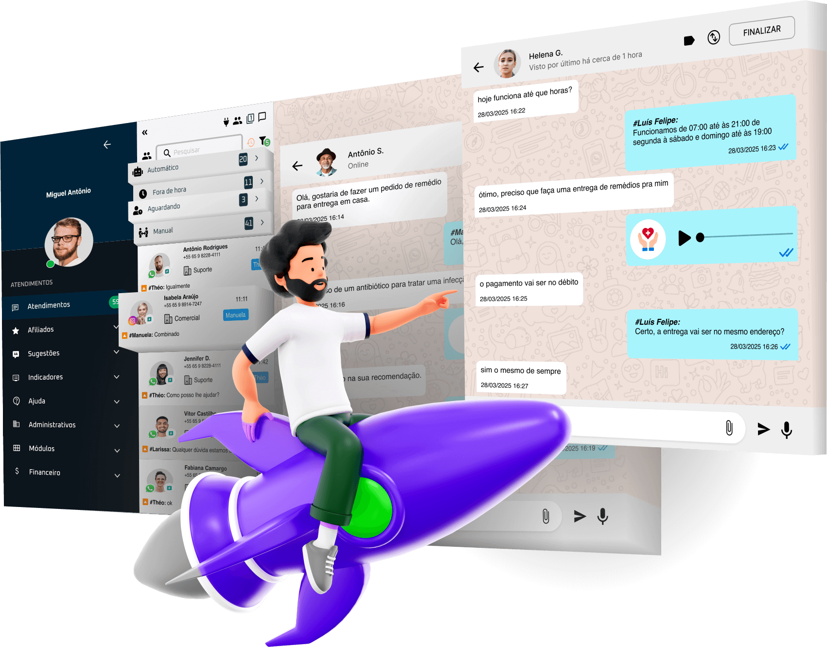 ADM TECNOLOGIA CHAT - Chatbot Omnichannel